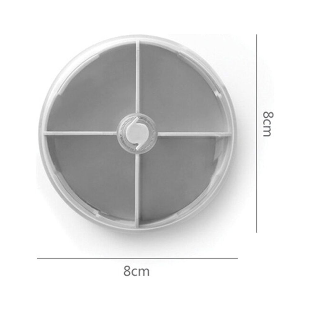 Organizer Box Medicine Travel Daily 4 Holder Storage Containers ...