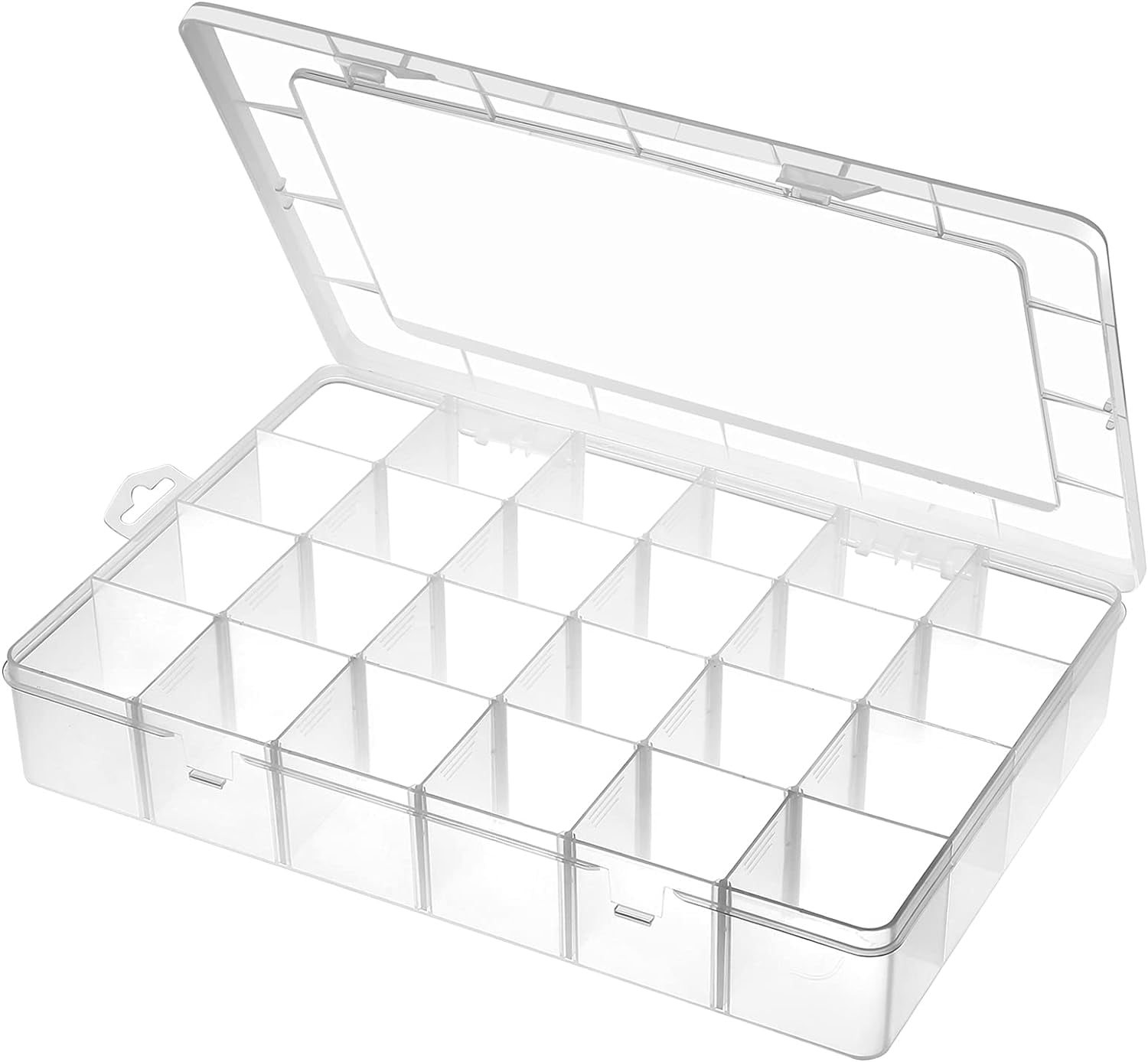 Organizer Box with Dividers, GIXUSIL 24 Compartment Organizer - Jewelry ...