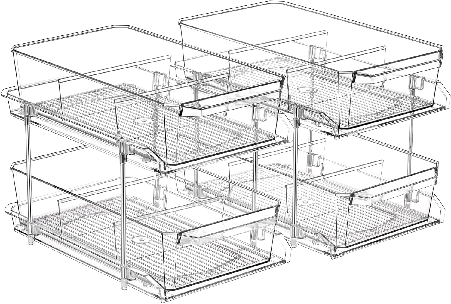 Organizer with Dividers for Cabinet, Shlef, Counter - MultiUse Slide ...
