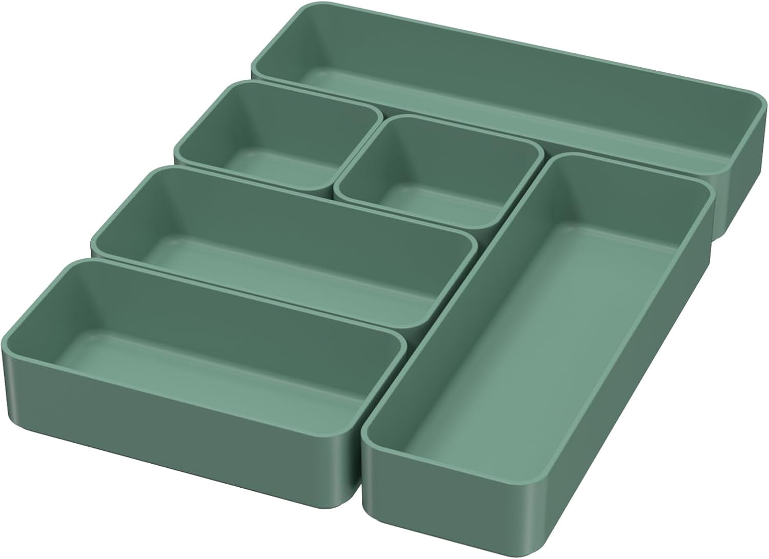 Organizer Drawers, Storage Plastic Desk Bins Stackable Organizers Tray ...