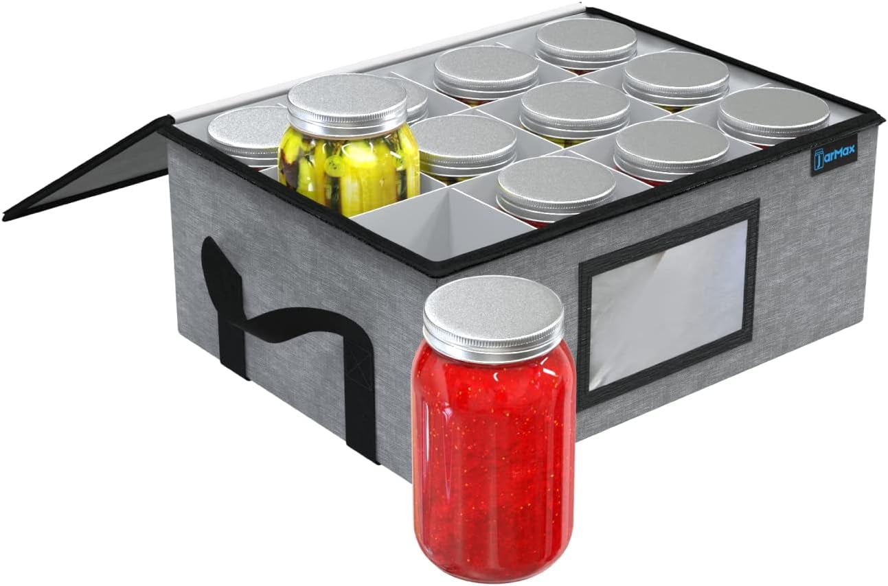 Organizer-Organize Canning Jars-Sturdy Canning Jar Storage Bag-Holds 12 ...