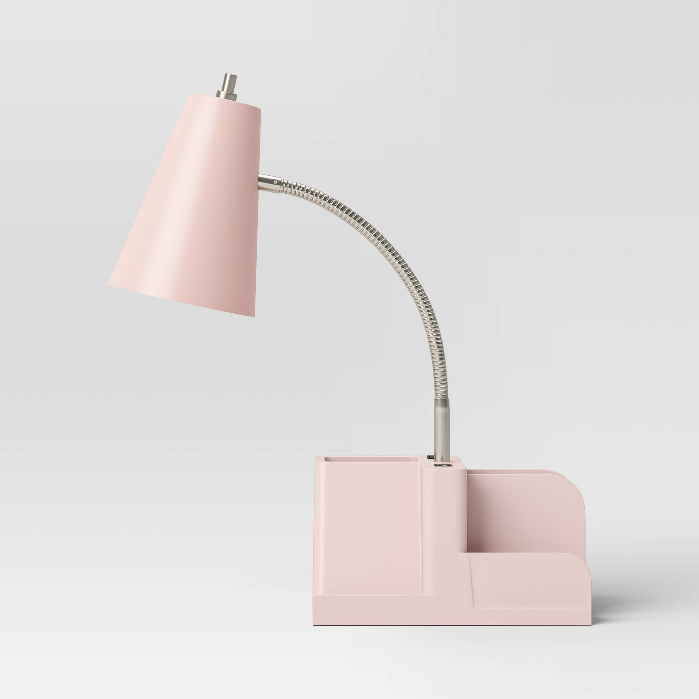 Organizer Task Lamp Pink: ETL Listed, Metal Shade, USB Port, No ...