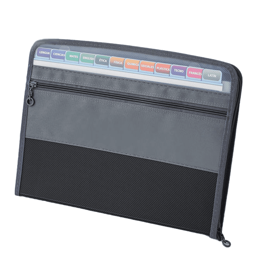 Organizer for documents, 13 Storage Spaces, Black/Grey - Walmart.com