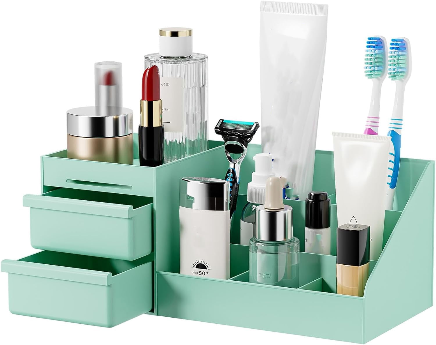 Organizers and Storage Box for Vanity,Makeup Organizer with Drawers ...