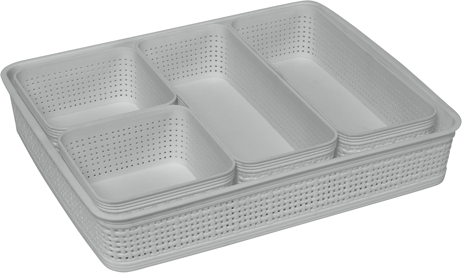 Organizing Set | Multiple Size Bins | Multipurpose | Office | Desk ...