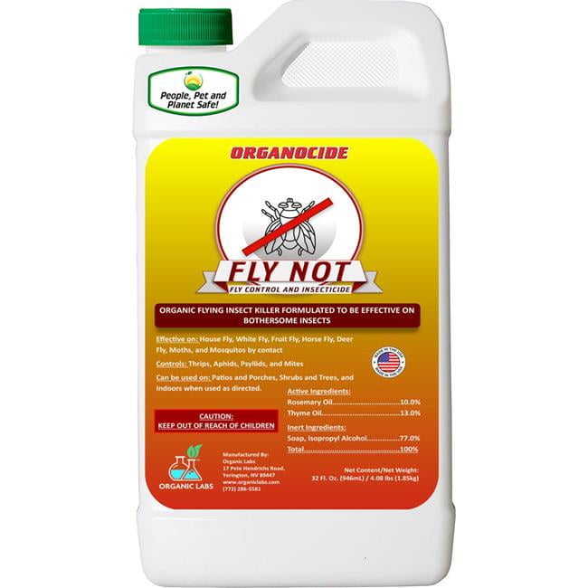 Organocide 230-032 32 oz Fly Not Fly Control & Insecticide - Case of 12 ...