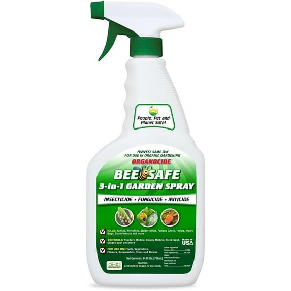 Organocide MBT221024 24 oz Bee Safe 3-in-1 Garden Spray - Walmart.com