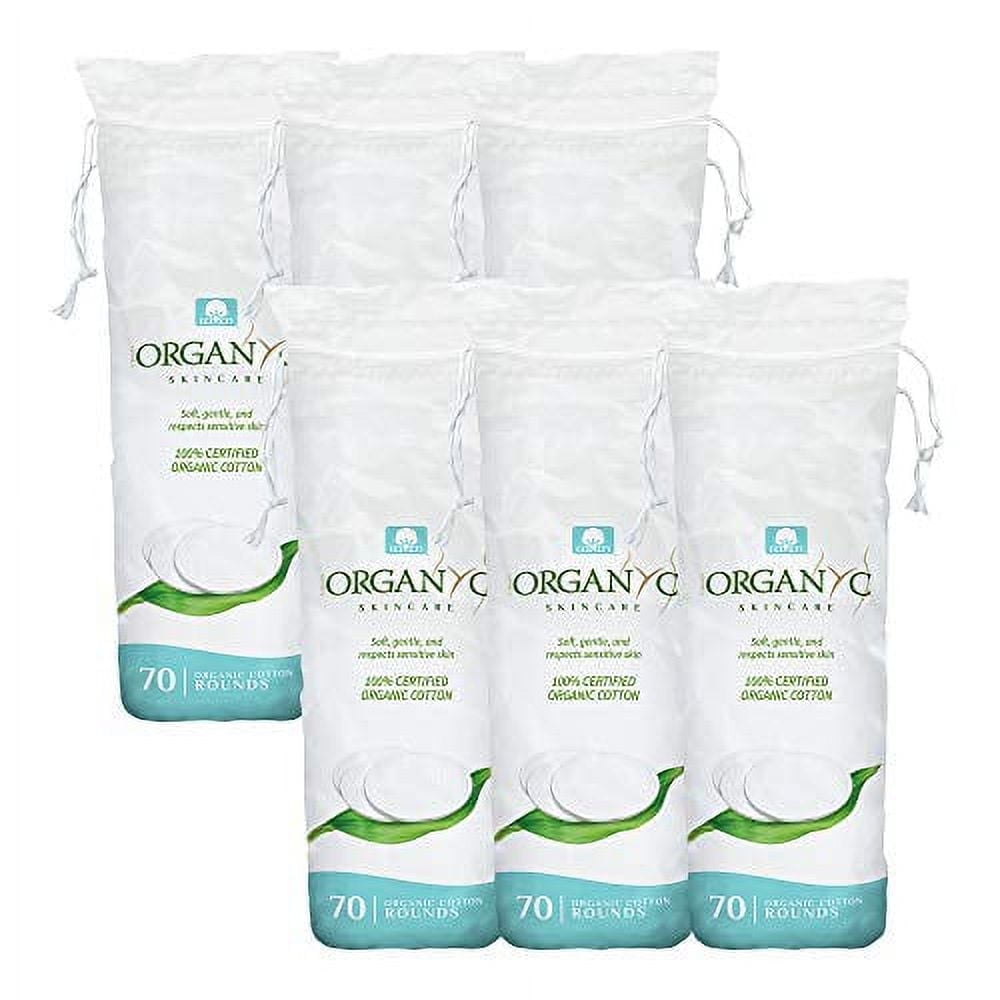 Corman Organyc 100% Certified Organic Cotton Rounds, Biodegradable ...