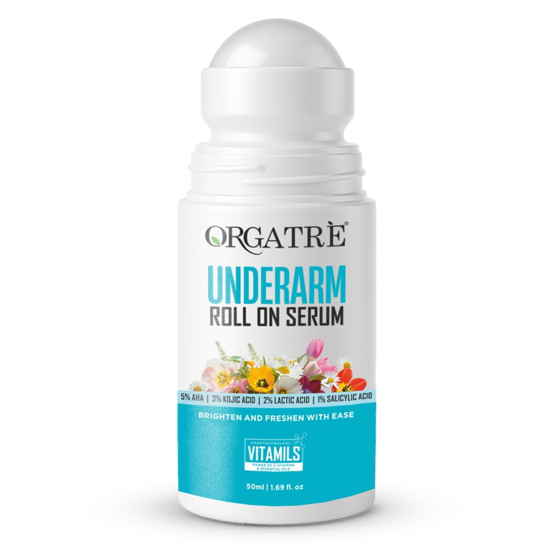 Orgatre Underarm Roll On Serum for Dark Underarms Prevents Body Odour ...