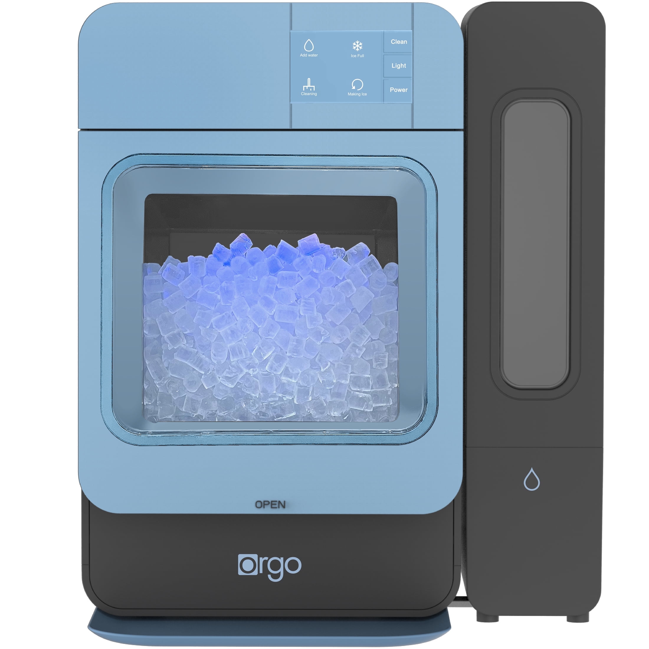 Orgo Products Sonic Countertop Ice Maker, Nugget Ice, 33lbs, Blue ...