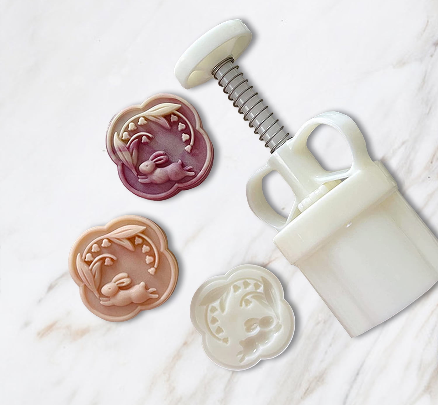 Orgry 50-63g Lily Of The Orchid Mooncake Mould Mid-Autumn Festival ...