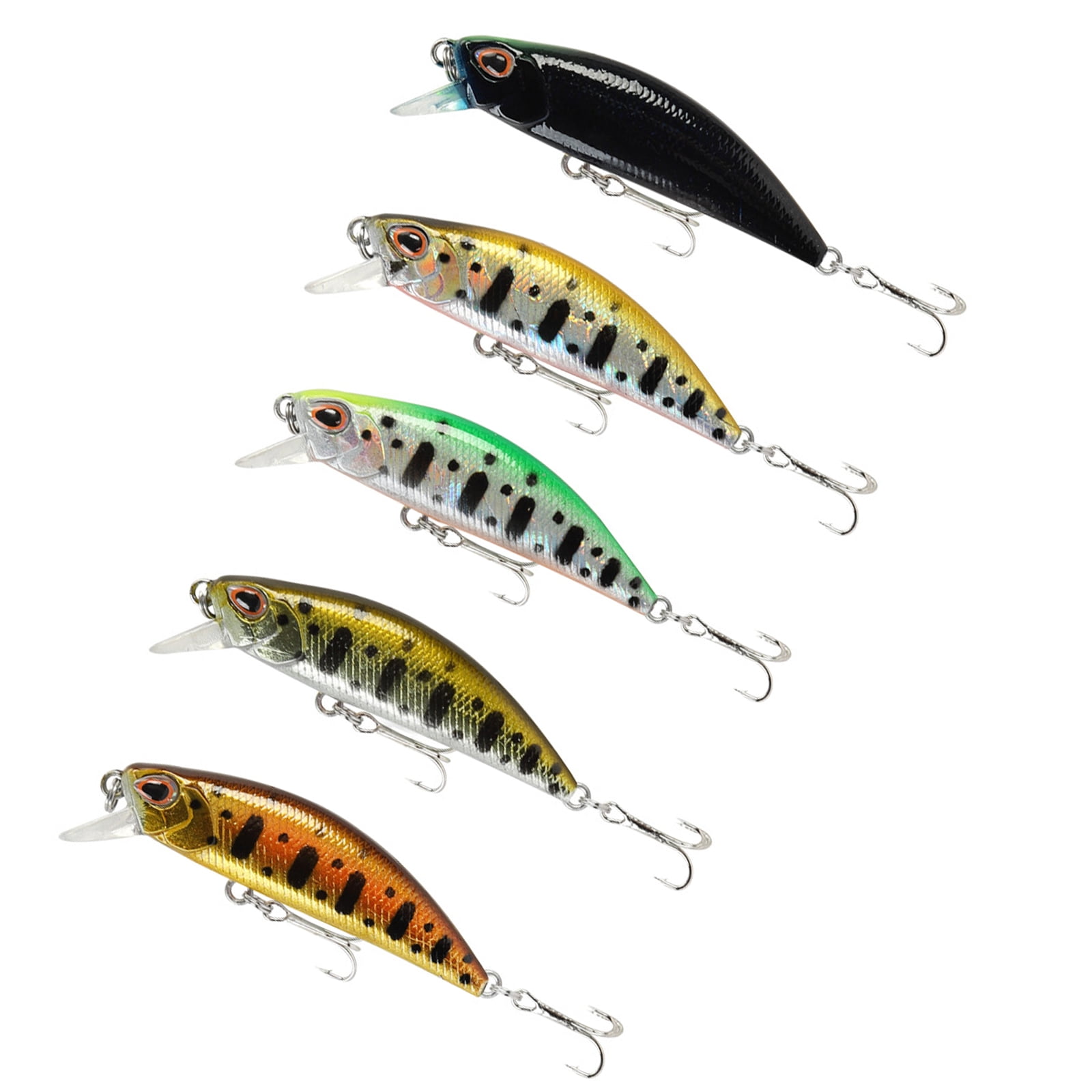Orgry Fishing Lures with Hooks，Fish Bait for Freshwater or Saltwater ...