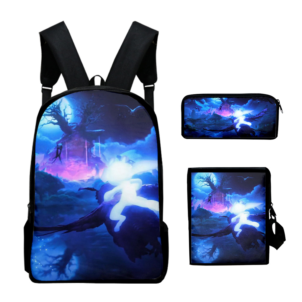 Ori and the Will of the Wisps New Game 3pcs/set Zipper Backpack 3D ...