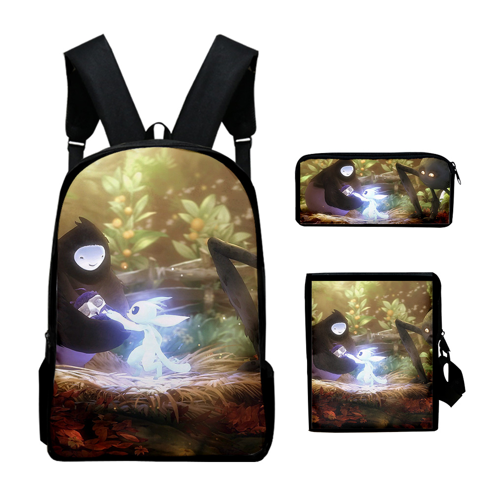 Ori and the Will of the Wisps New Game 3pcs/set Zipper Backpack 3D ...