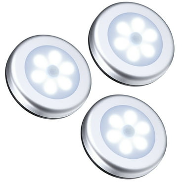 6 Pack White Under Cabinet Lights,Dimmable Motion Sensor Light,Sticky ...