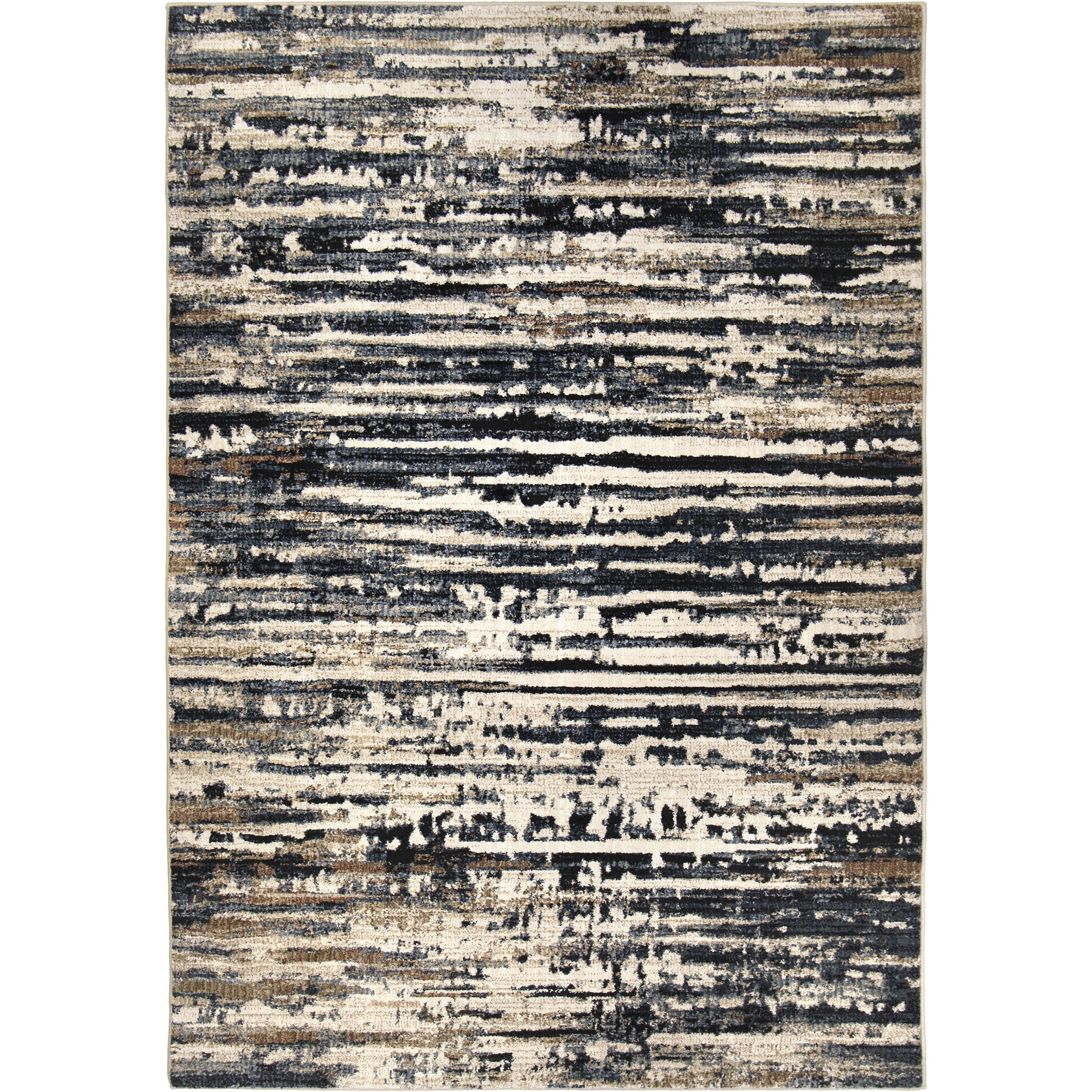 Orian Rhinestone 5'3" X 7'6" Indigo Blue Abstract Area Rug - Walmart.com