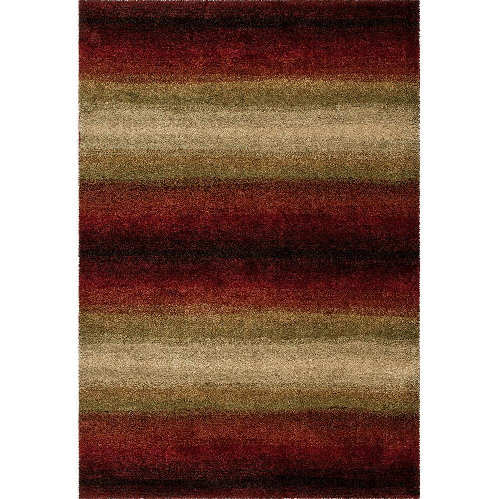 Orian Rugs 1623 Wild Weave Skyline Lava Area Rug- Red - 5.25 x 7.5 ft ...