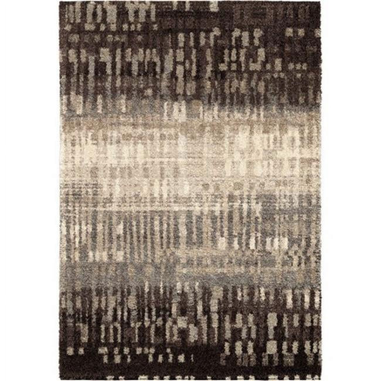 Orian Rugs 1673 Wild Weave City Drizzle Slate Area Rug- Black - 5.25 x ...