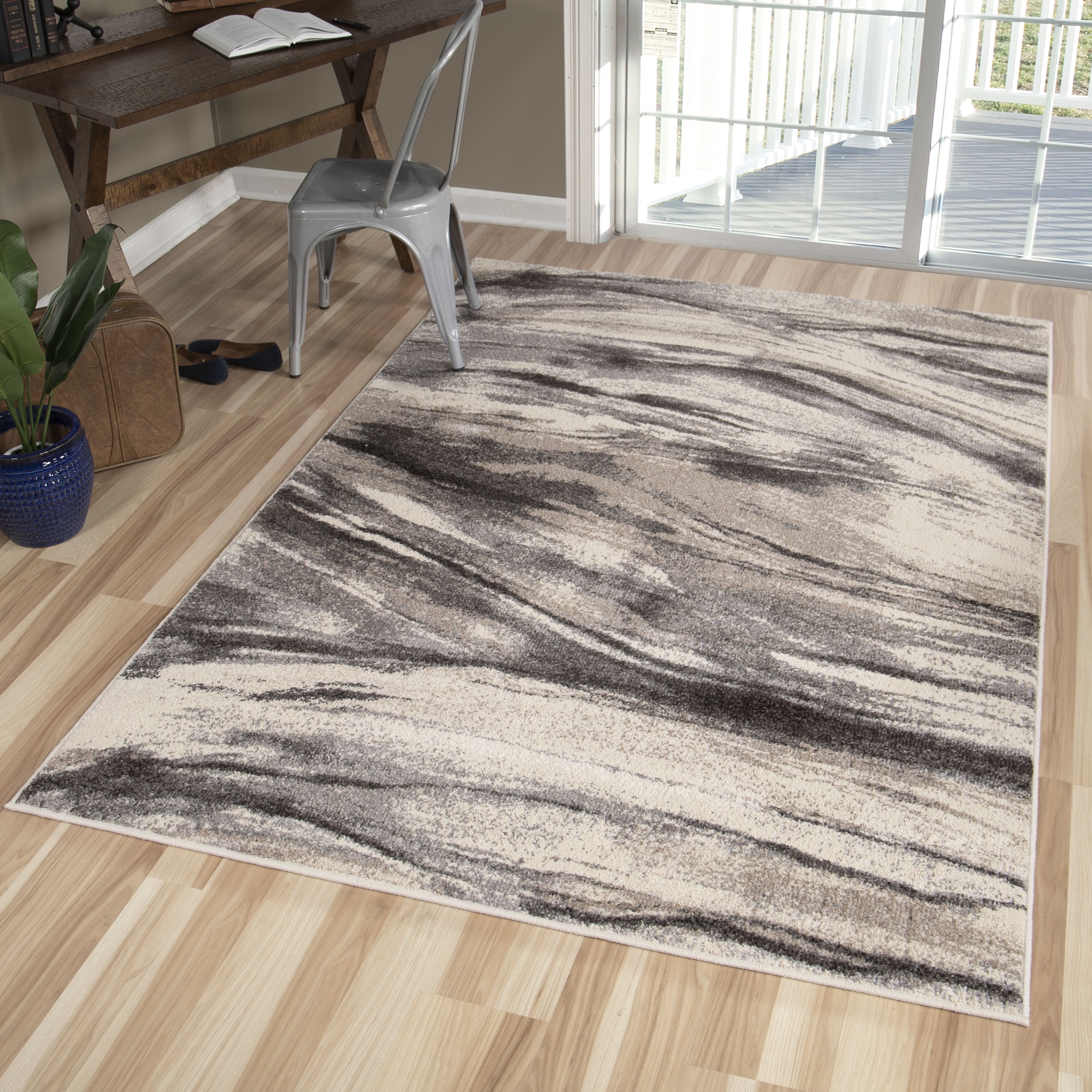 Orian Rugs Abstract Brushed Bristol Multi-Colored Area Rug - Walmart.com