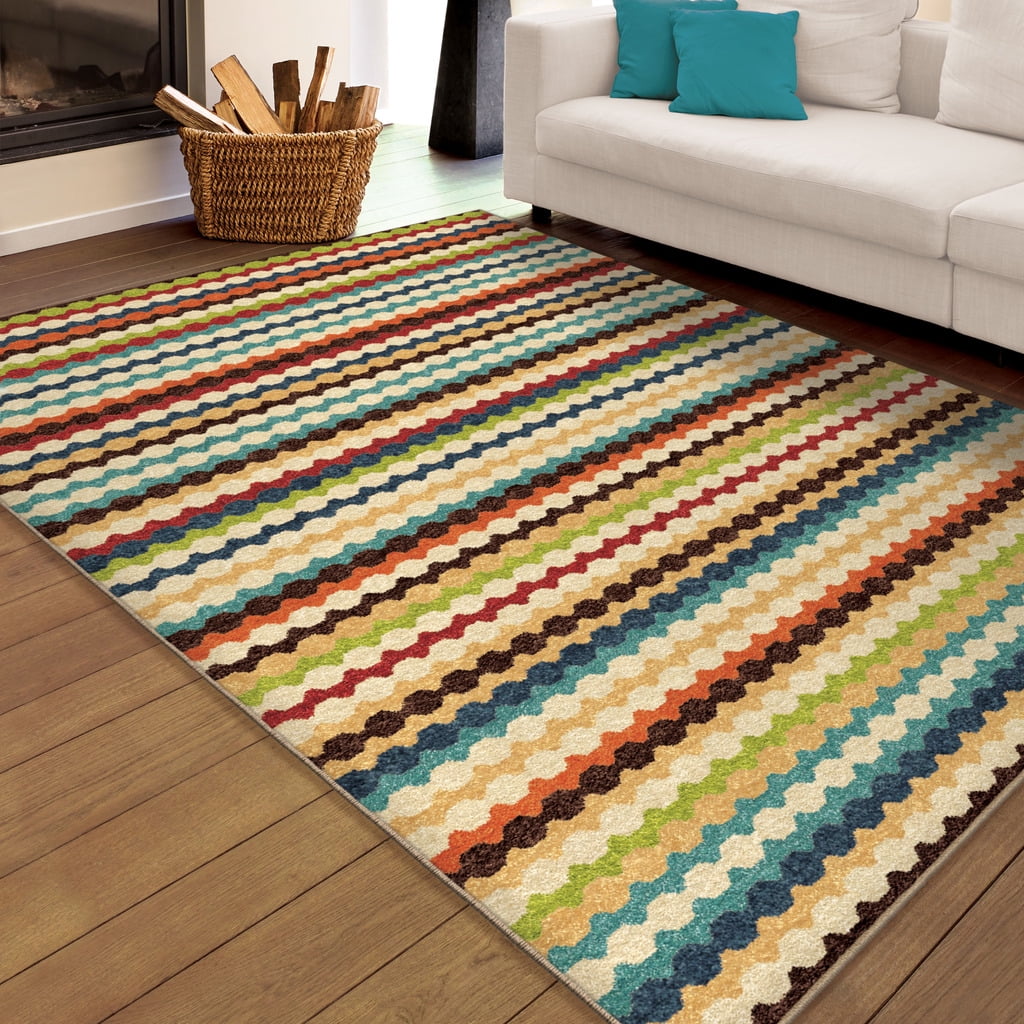 Orian Rugs Nik Nak Multi-Colored Area Rug or Runner - Walmart.com