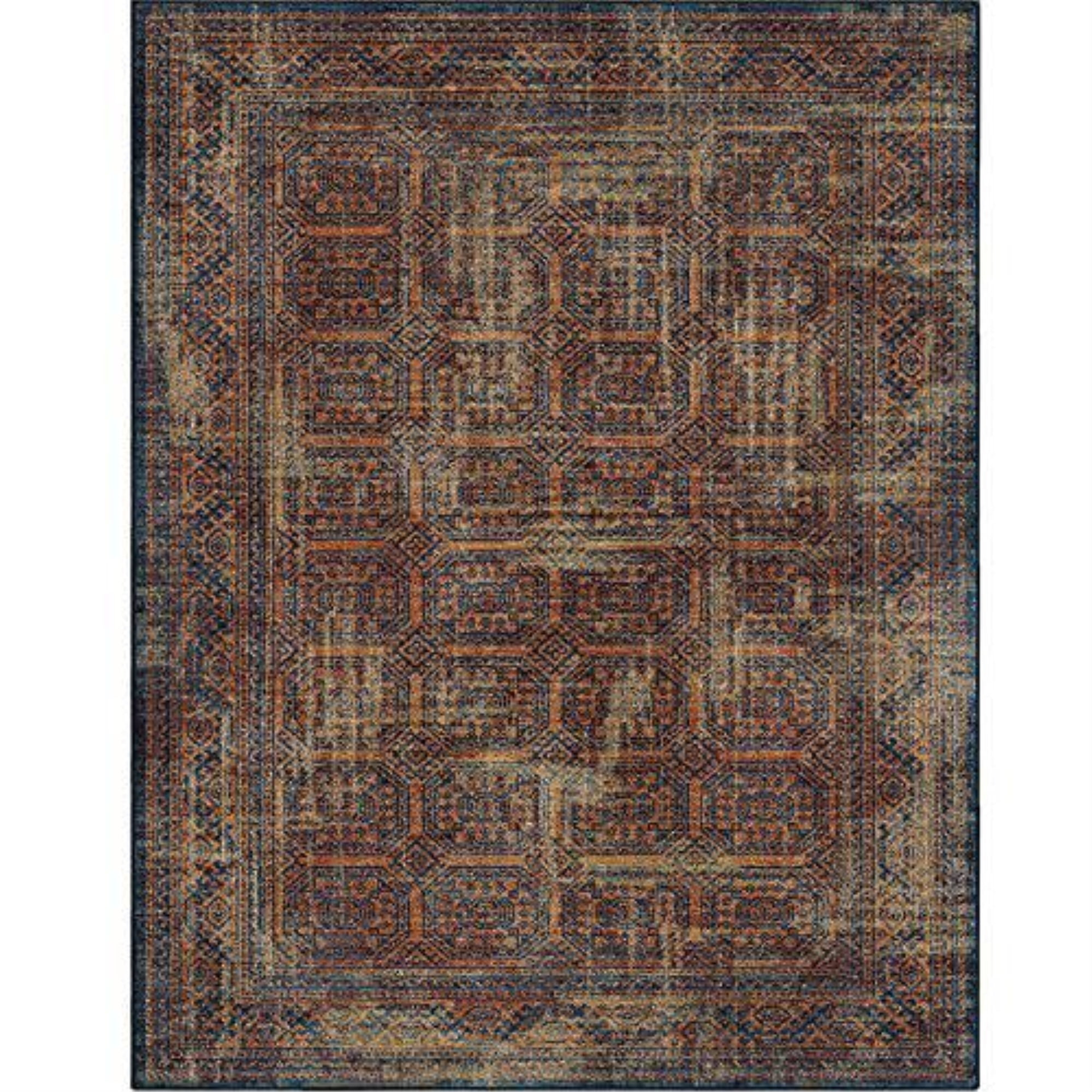 Orian Rugs Northern Mashad Thatch Red 2'3"x8' - Walmart.com
