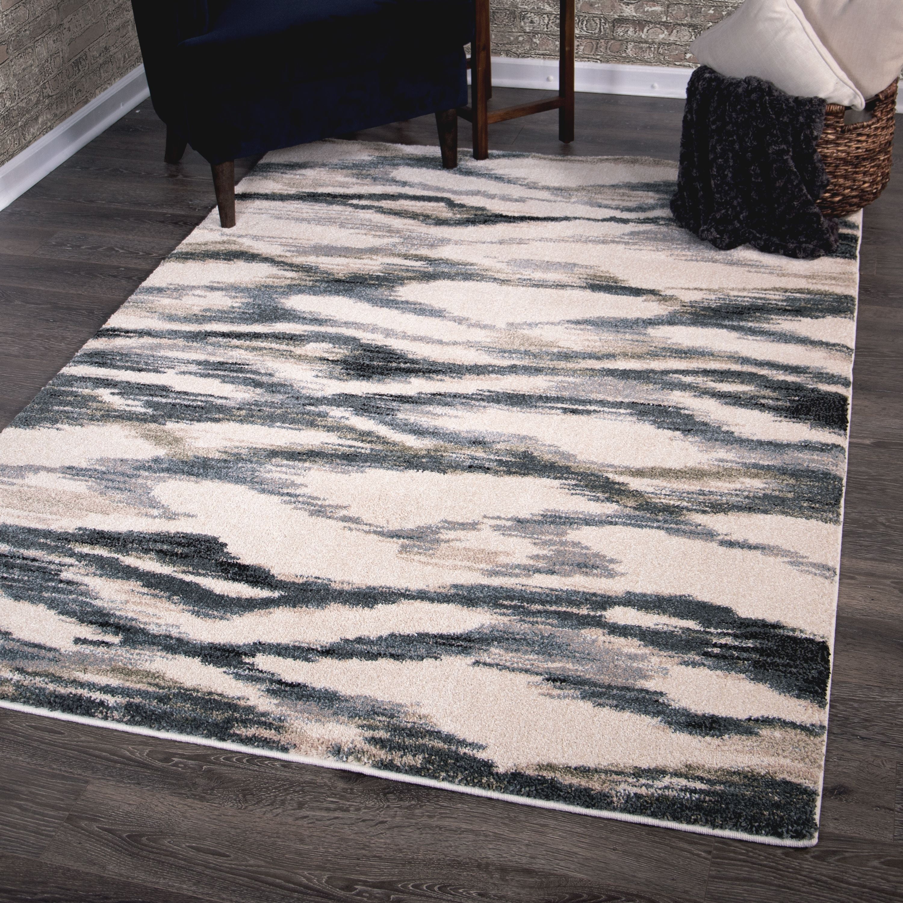 Orian Rugs Portland Seacliff Muted Blue Area Rug - Walmart.com