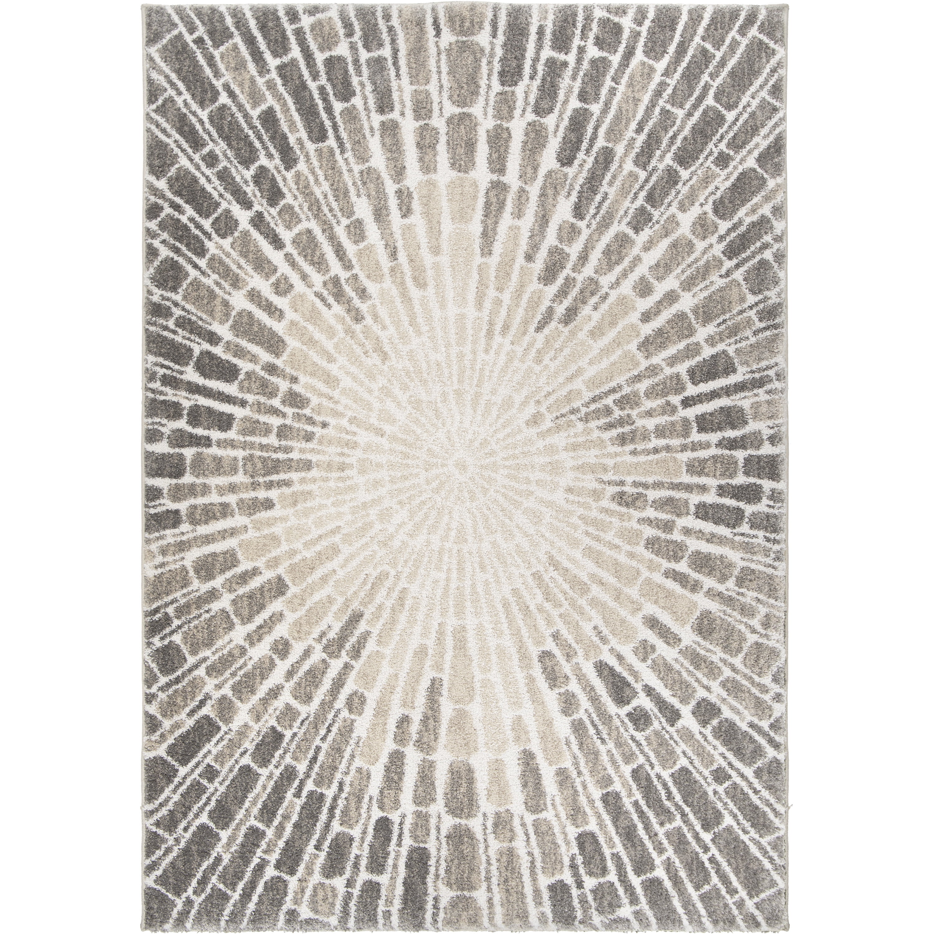 Orian Skyfalls 5'3" X 7'6" Natural Ivory Geometric Area Rug - Walmart.com