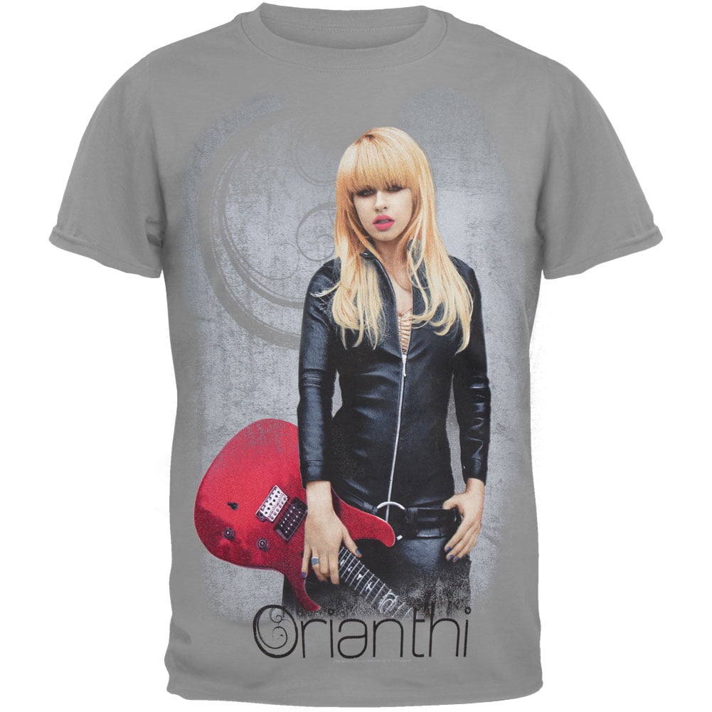 Orianthi Men's Leather & Strings 2010 Tour Soft Short Sleeve T Shirt ...