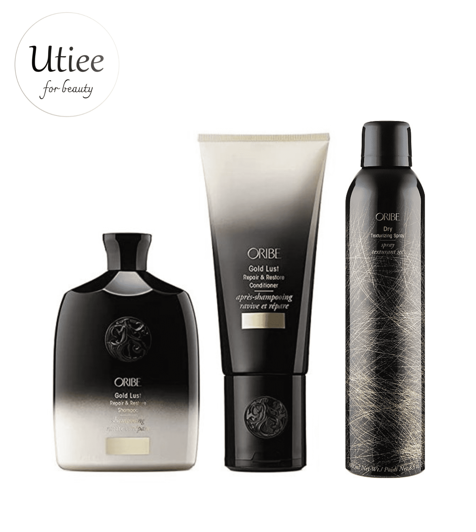 Oribe Gold Lust Repair & Restore Shampoo, Conditioner and Texturing ...
