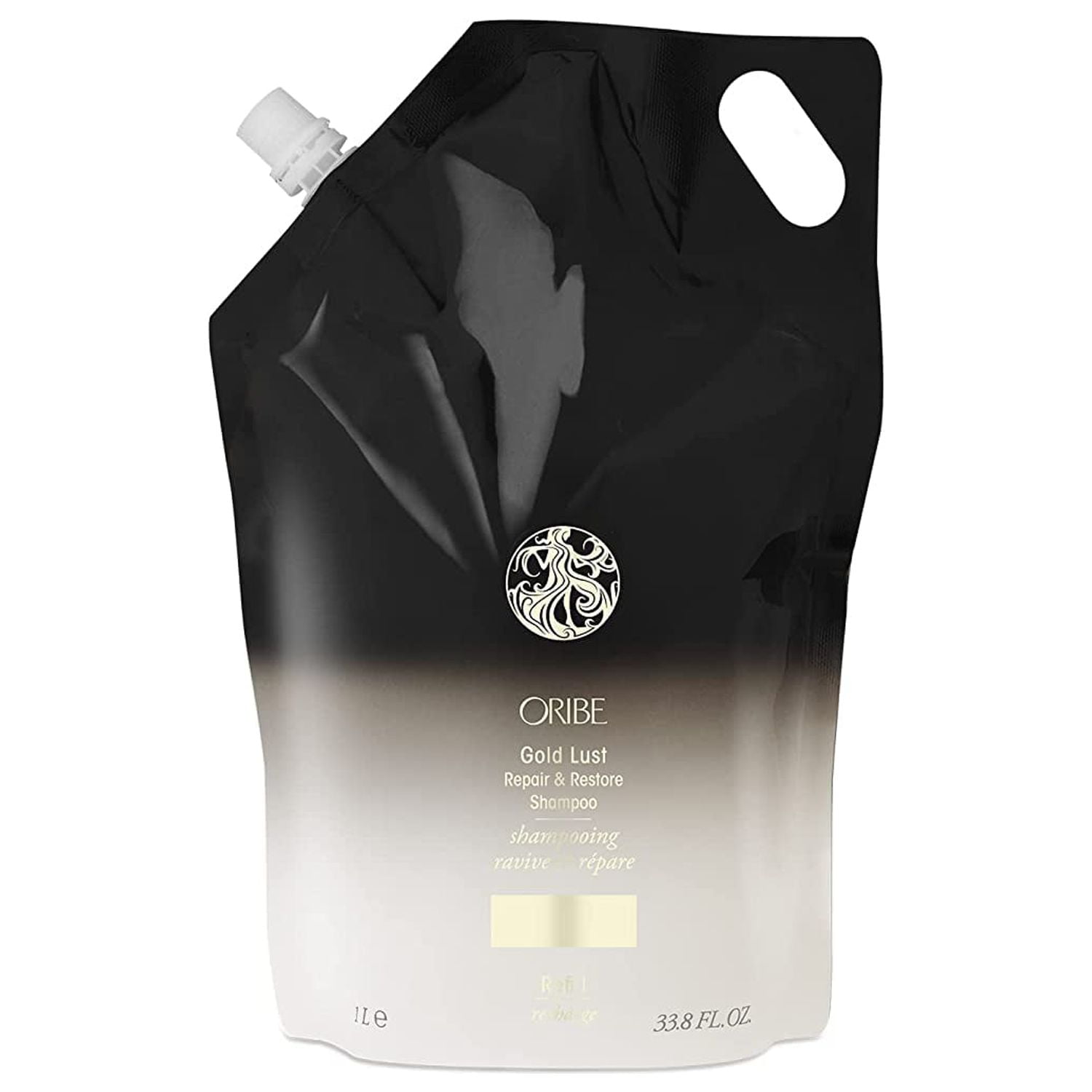 Oribe Gold Lust Repair & Restore Shampoo Liter Refill - Walmart.com