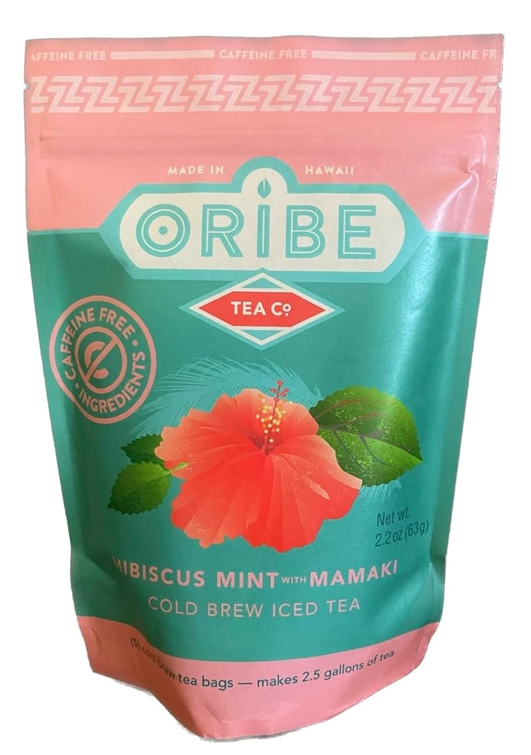 Oribe Tea . Hawaii ld Brew Iced Tea (Caffeine Hibiscus Mint) - Walmart.com