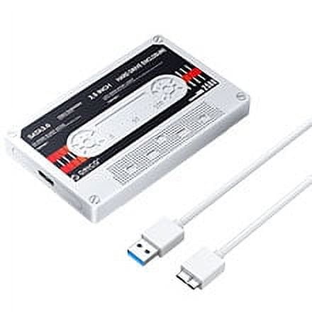 Orico 2.5'' Hard Drive Enclosure for 7/9.5mm HDD SSD 5Gbps SATA to USB3 ...