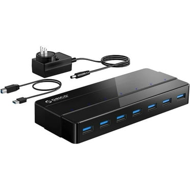 UGREEN 5 in 1 USB Hub, USB Splitter with 4 USB 3.0 and 1 Power Ports, 0 ...