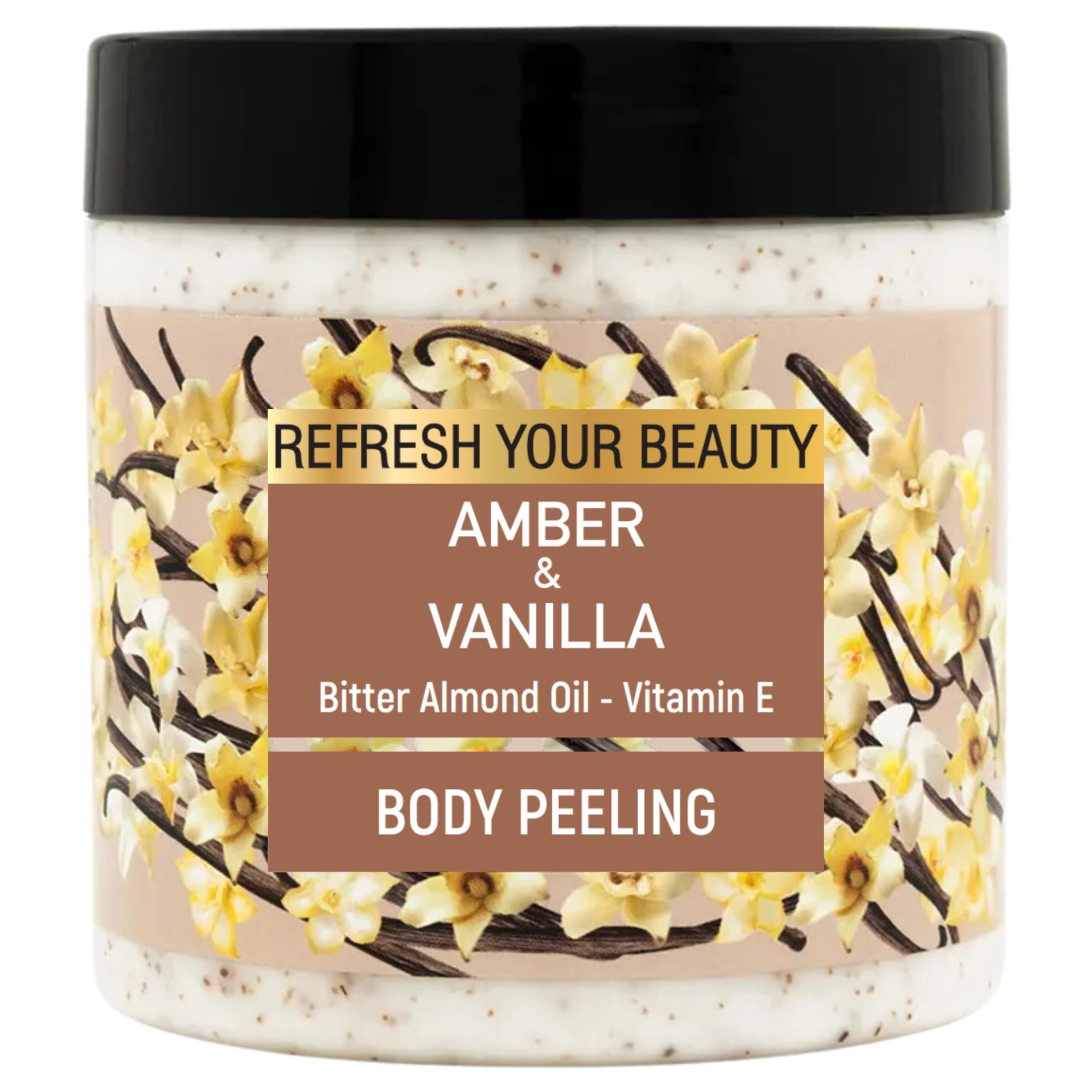 Oriense Body Scrub - YYF14 Warm Vanilla & Amber Richness, Bitter Almond ...