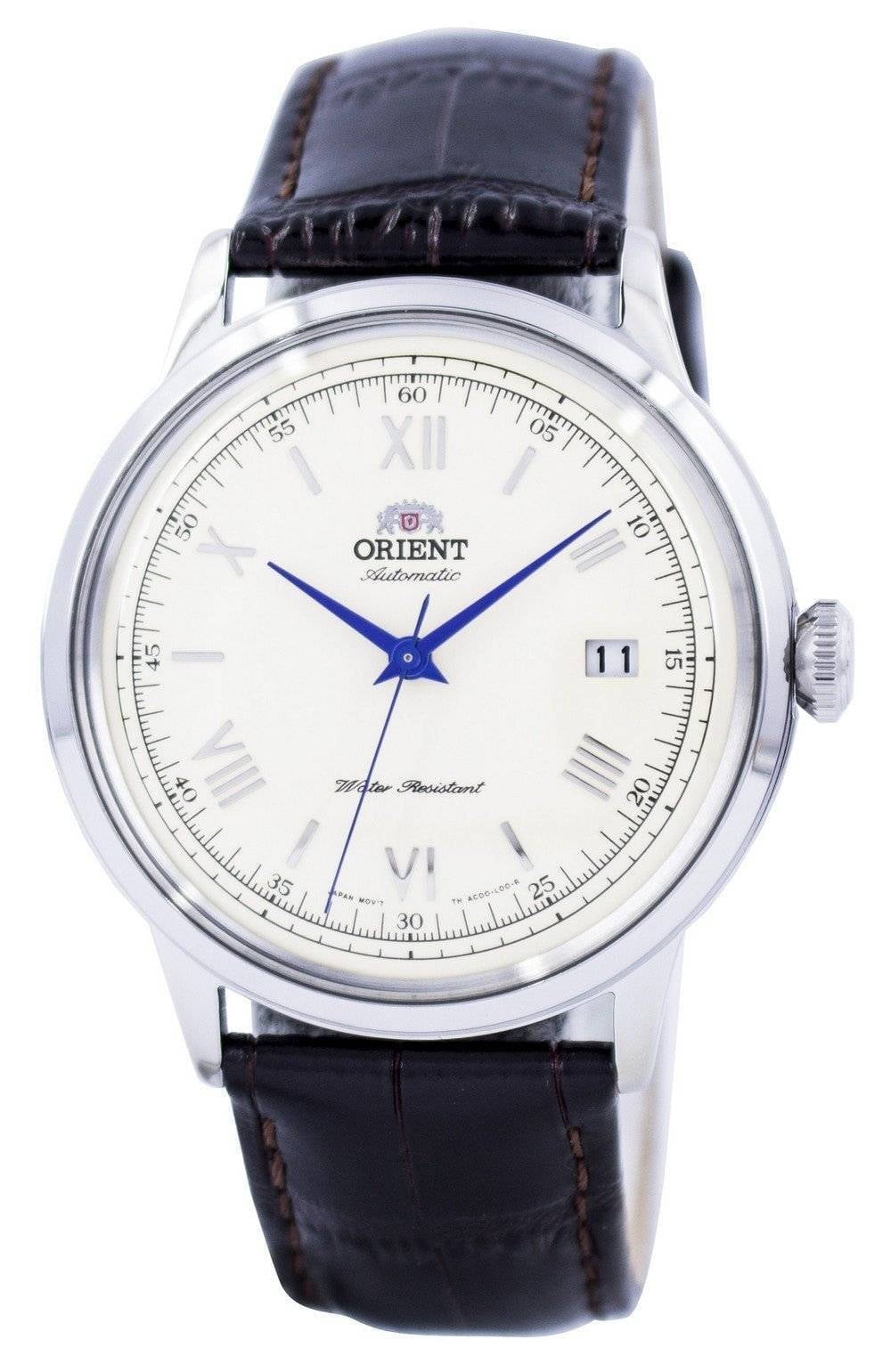 Orient Bambino 2nd Gen Automatic Men's Watch, Stainless Steel, Leather ...