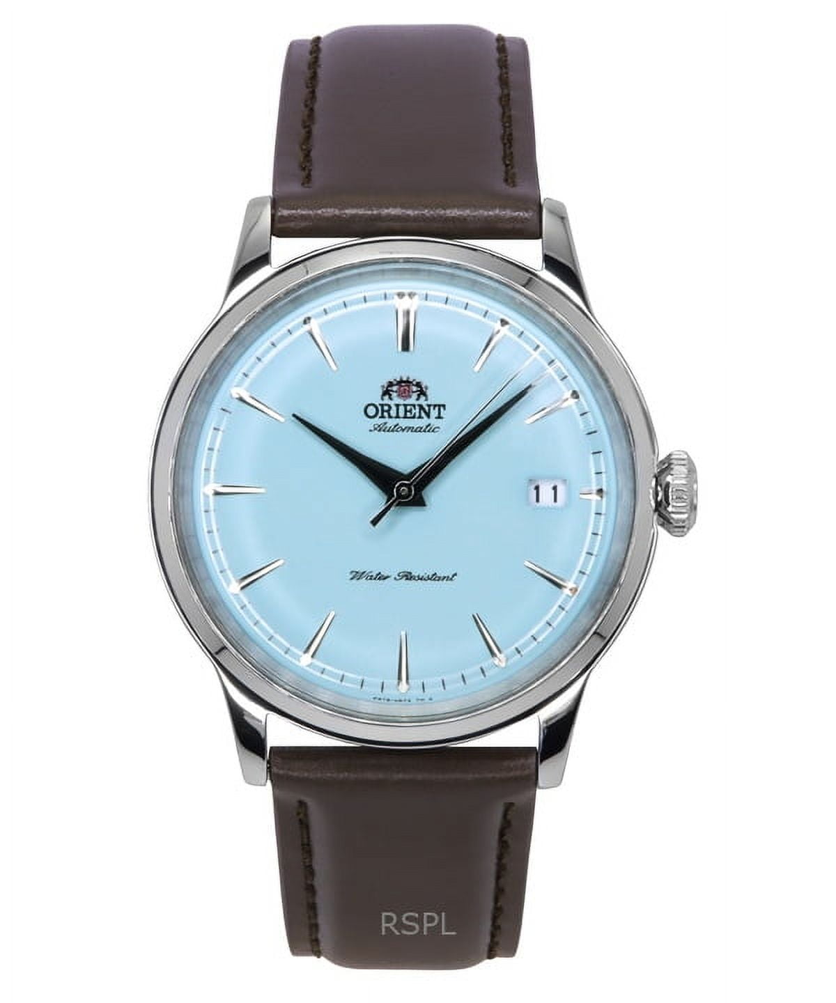 Orient Bambino Limited Edition Leather Strap Light Blue Dial Automatic ...