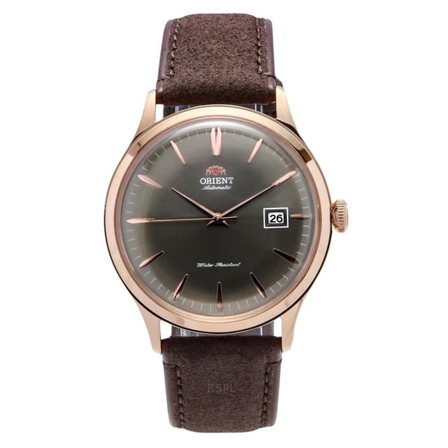 Orient Bambino Version 4 Leather Strap Bronze Dial Automatic RA ...