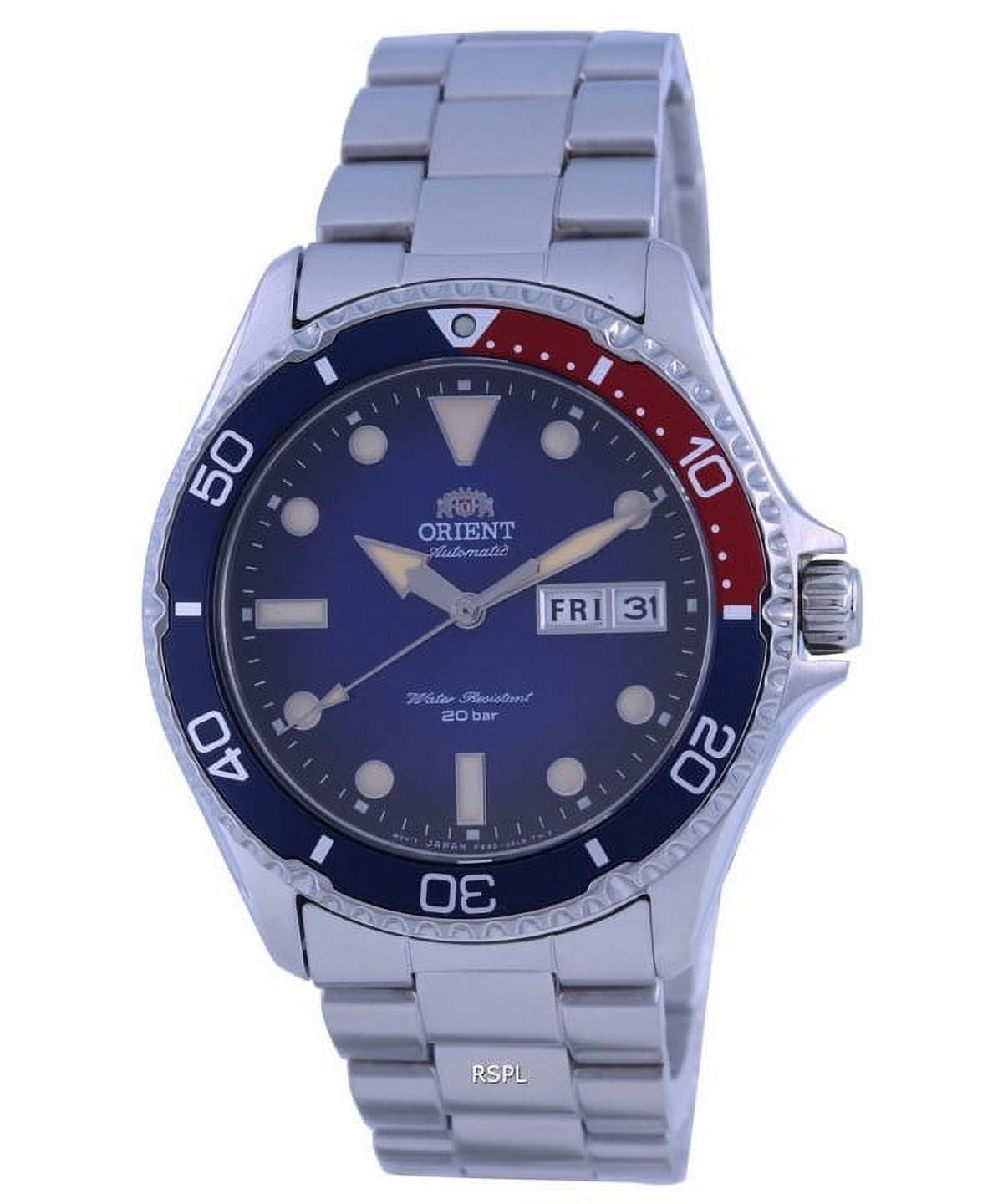 Orient Diver Automatic Men's Watch, Blue Dial, Silver-tone Stainless ...