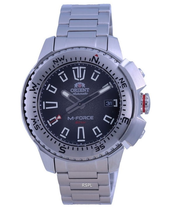 Orient M-Force Automatic Black Dial Men's Watch RA-AC0N01B10B - Walmart.com