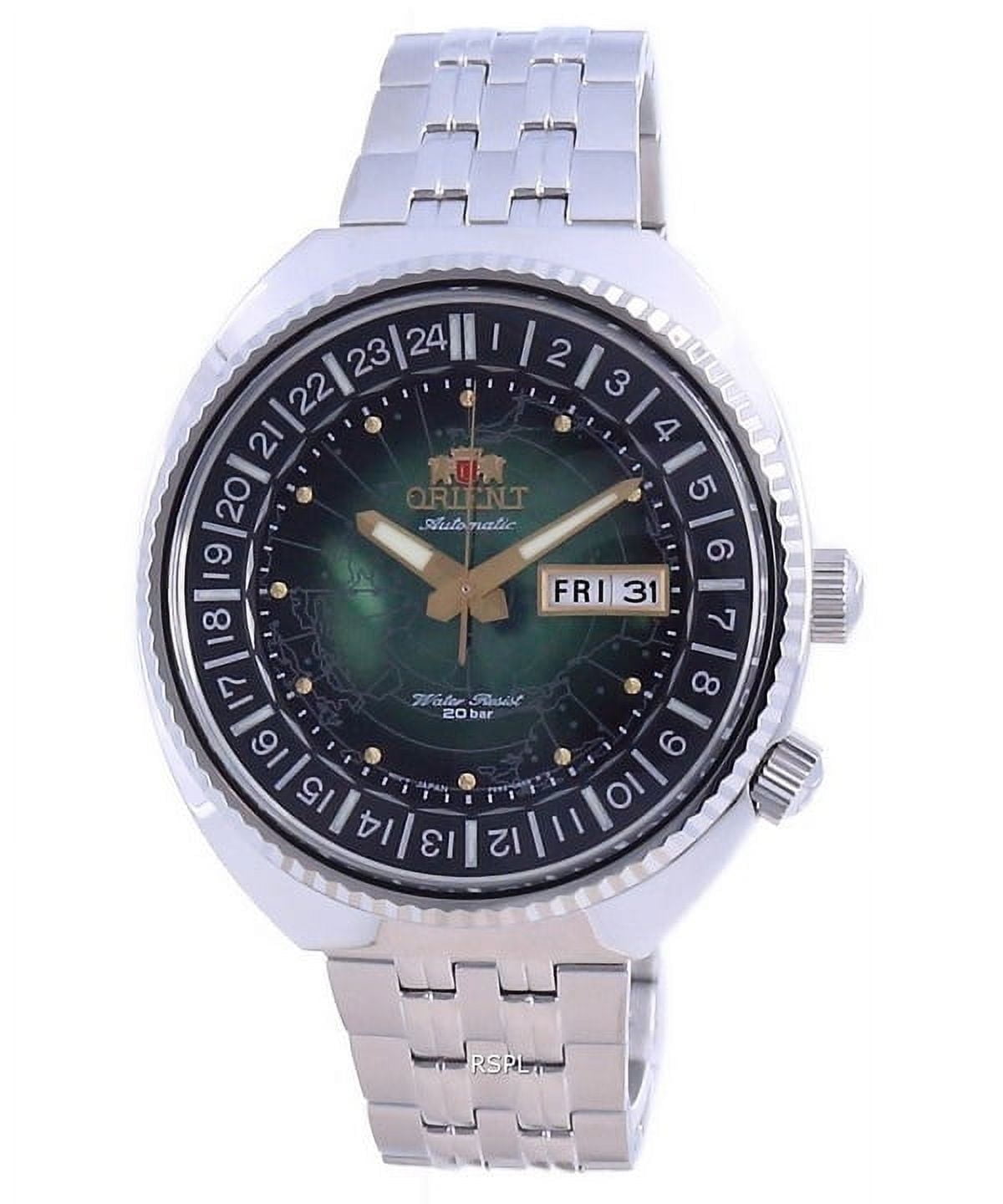 Orient World Map Revival Stainless Steel Automatic Diver's Watch, 200M ...