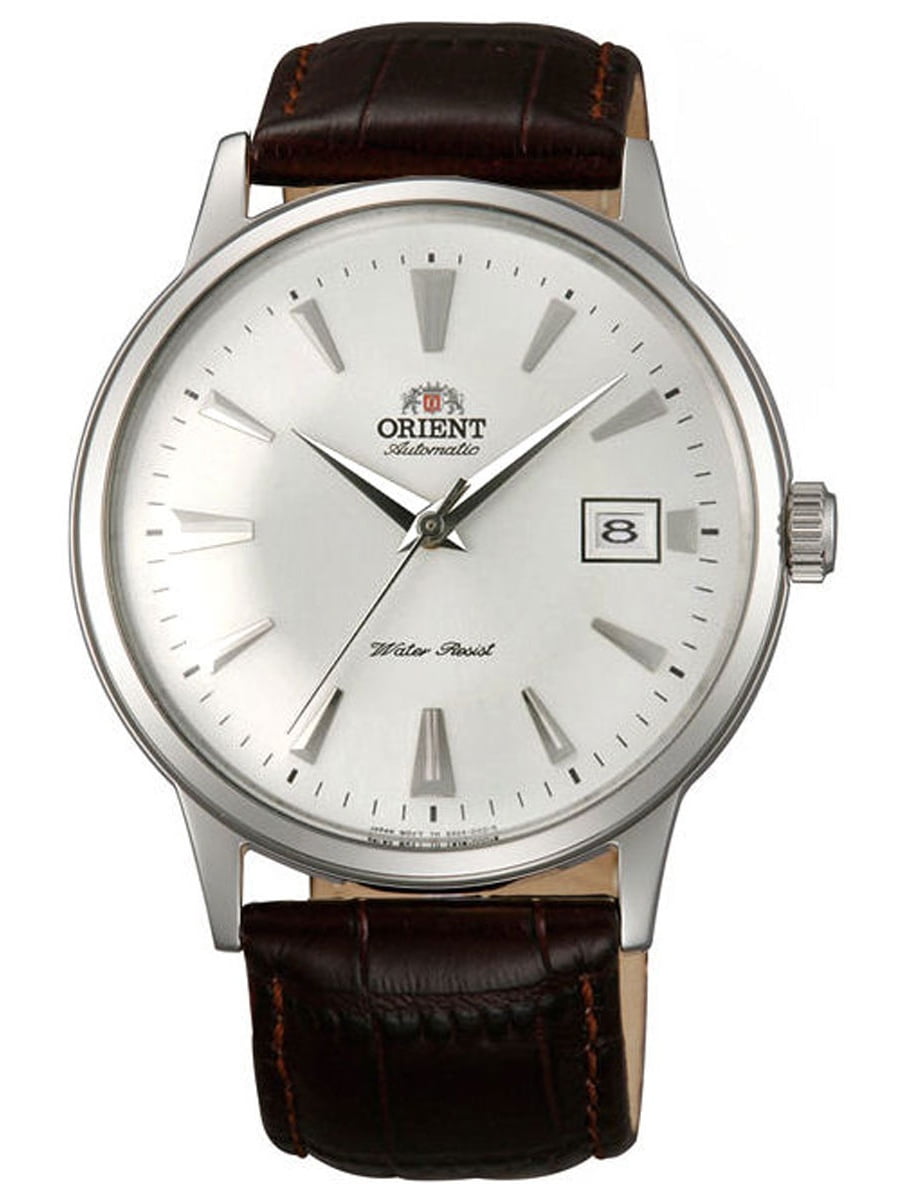 Orient Men's AC00005W Bambino II White Dial Automatic Dark Brown ...
