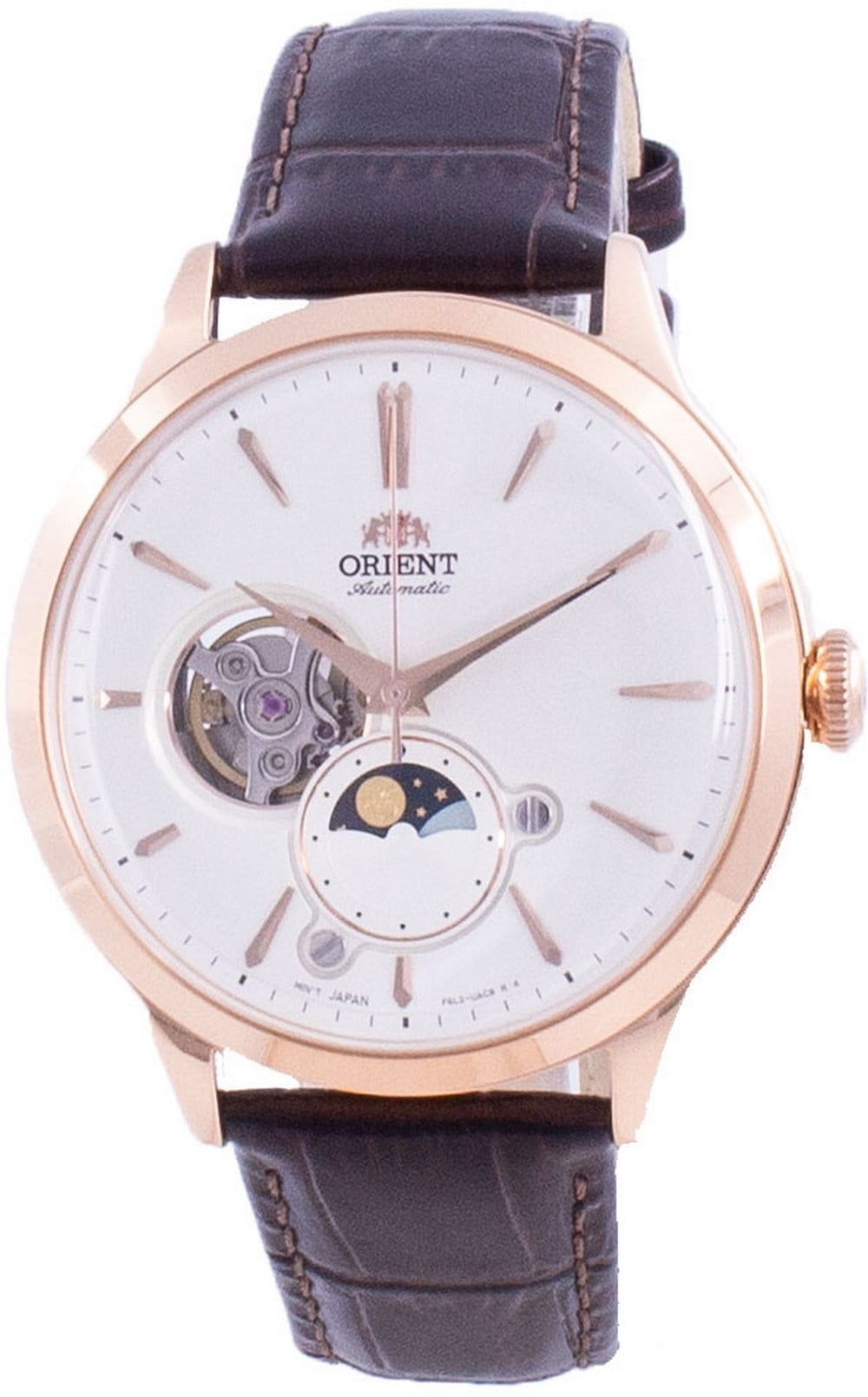 Orient Sun Moon Phase Open Heart Dial Automatic Ra-as0102s10b Men's ...