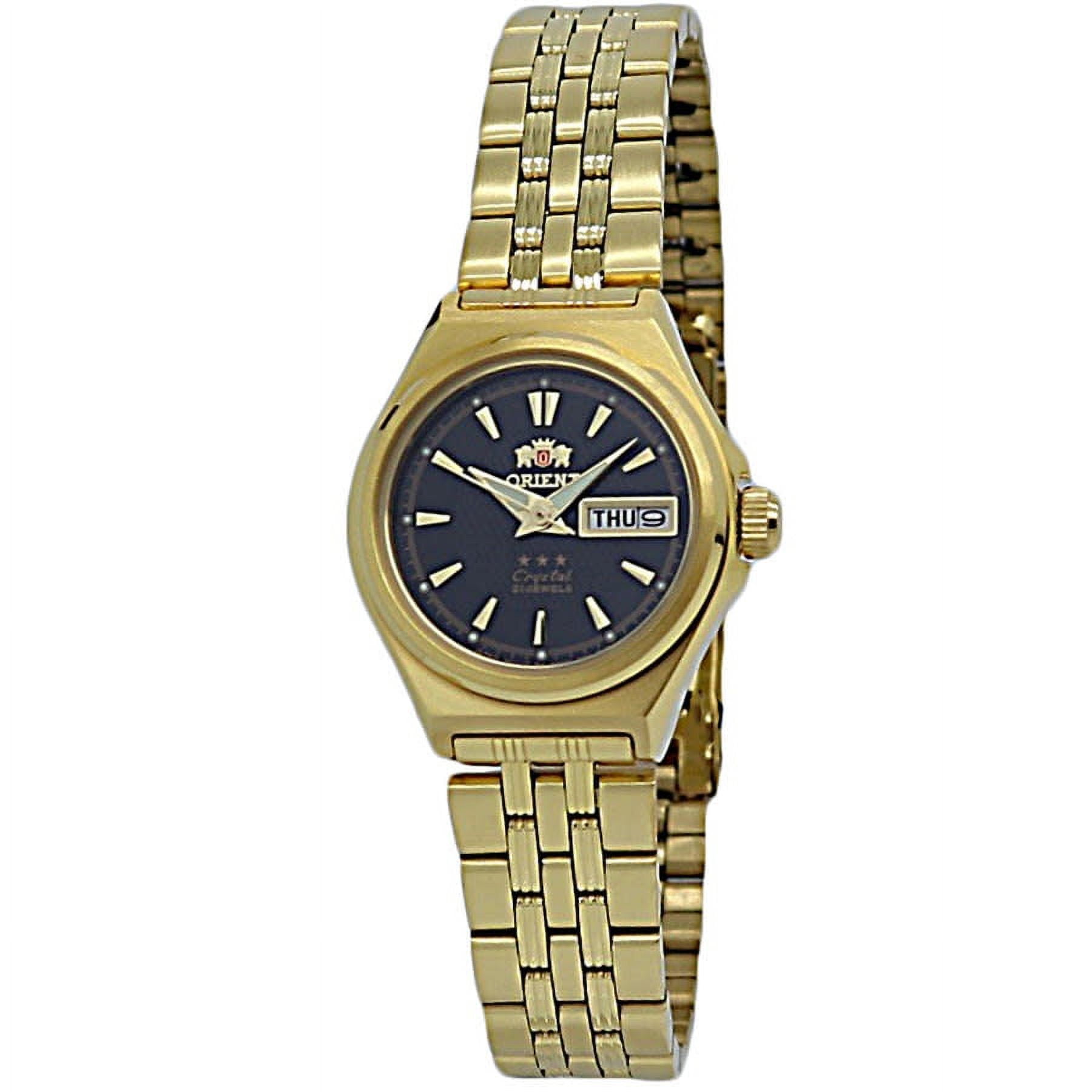 Orient Tri Star Automatic Black Dial Ladies Watch FNQ1S001B9 - Walmart.com