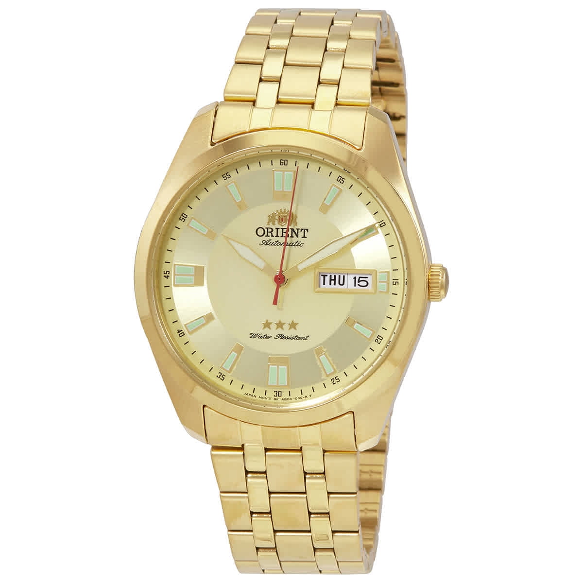 Orient Tri Star Automatic Gold Dial Men's Watch RA-AB0016G19B - Walmart.com