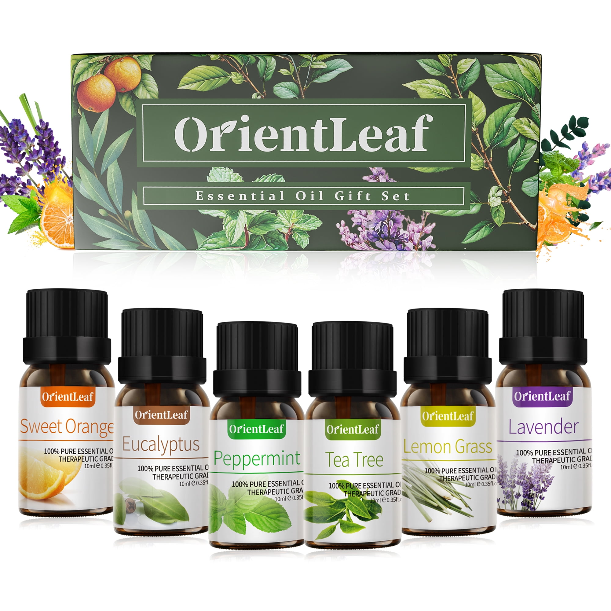 OrientLeaf Essential Oil Sets, Aromatherapy Diffuser Oil with ...