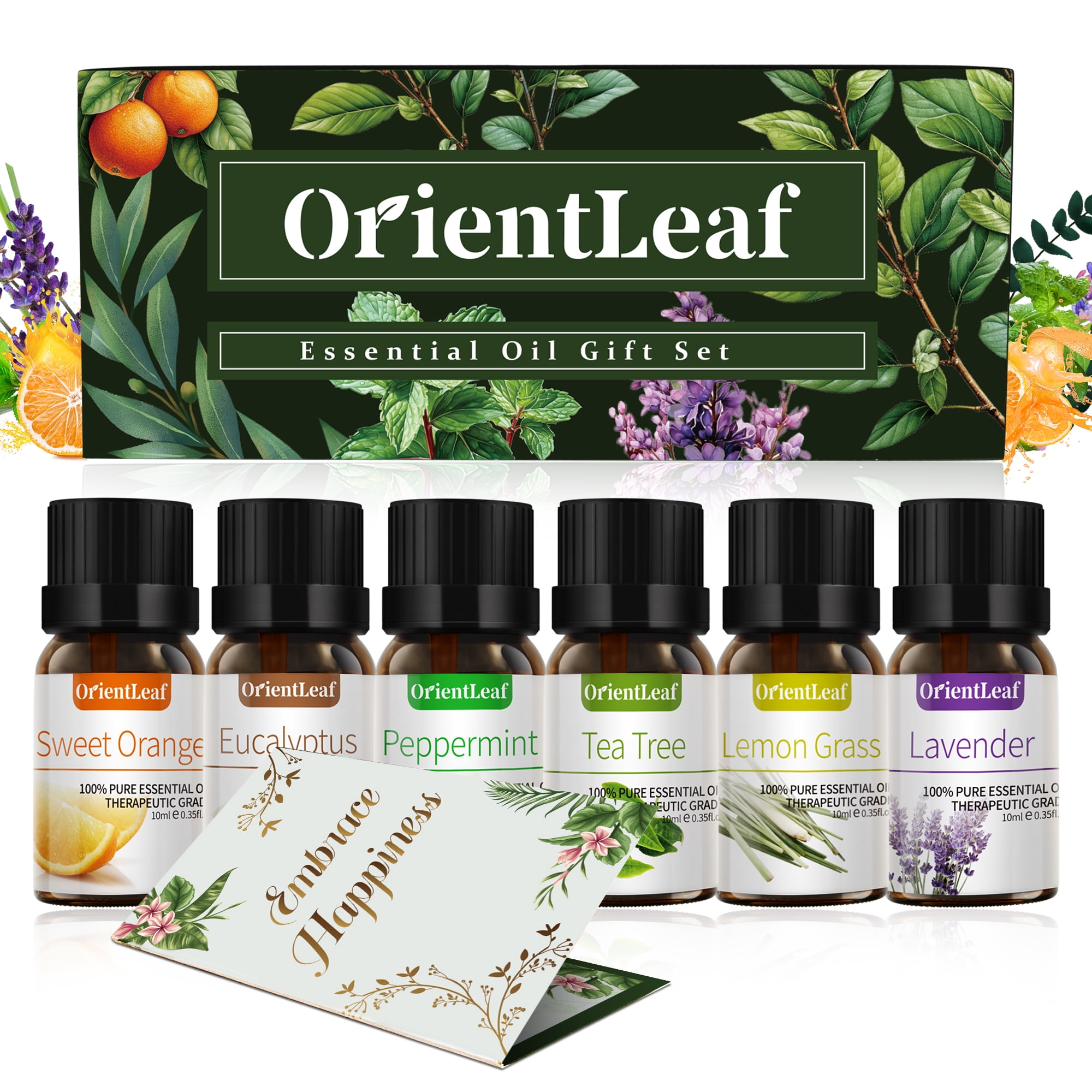 Orientleaf Essential Oils Sets With 6 Pack 100 Pure Natural