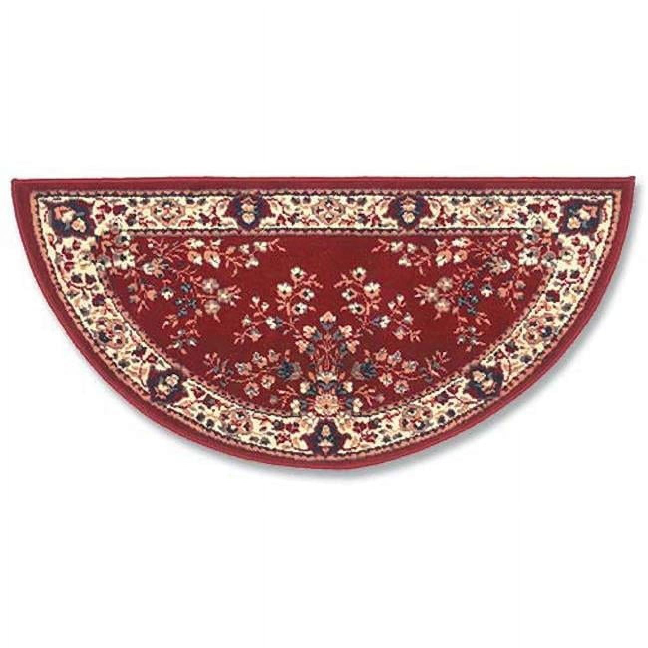 Oriental 44 x 22 Inch Half Round - Burgundy - Walmart.com