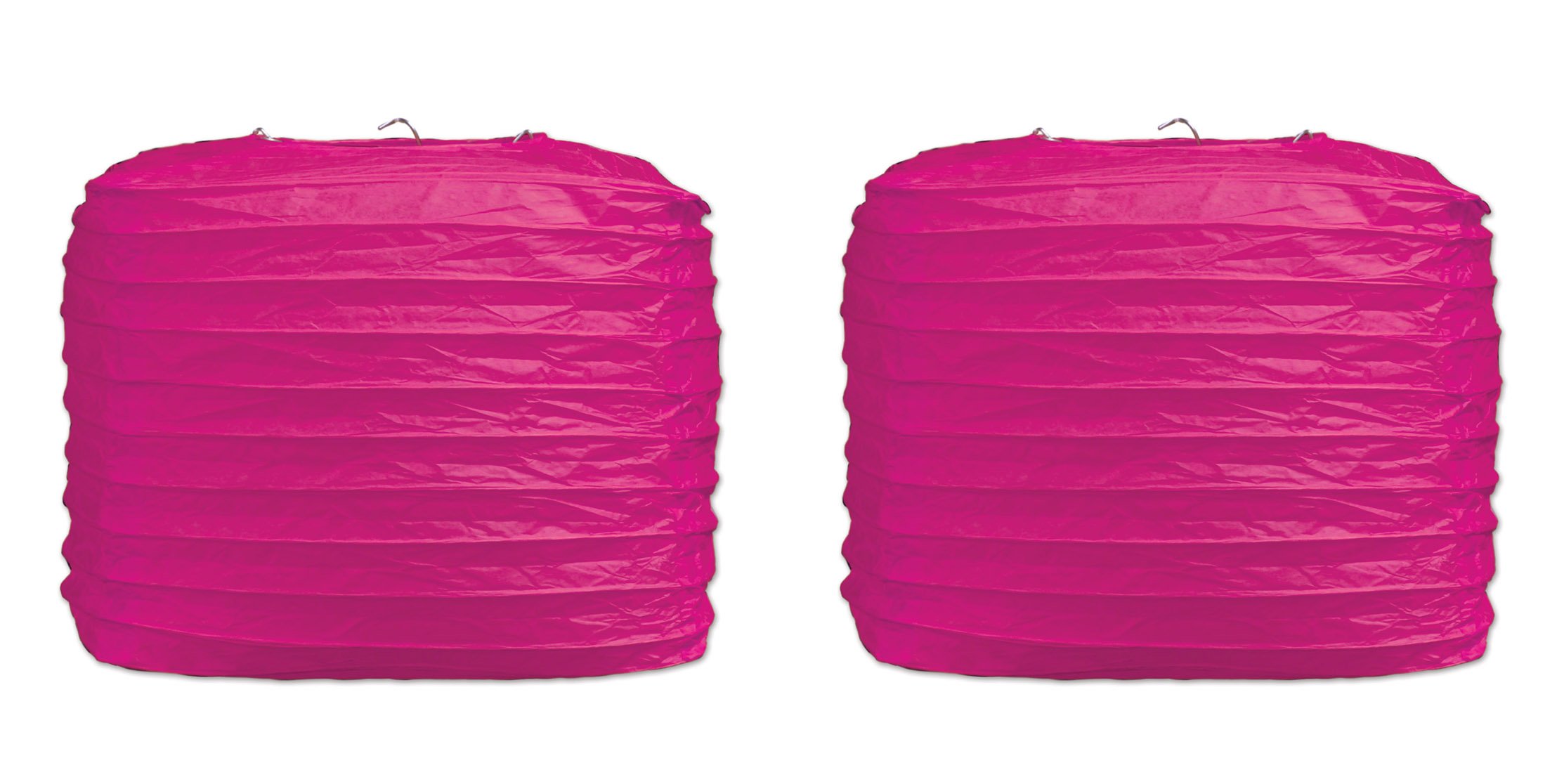 Oriental Asian Square Paper Cerise Lanterns Hanging Party Decoration ...