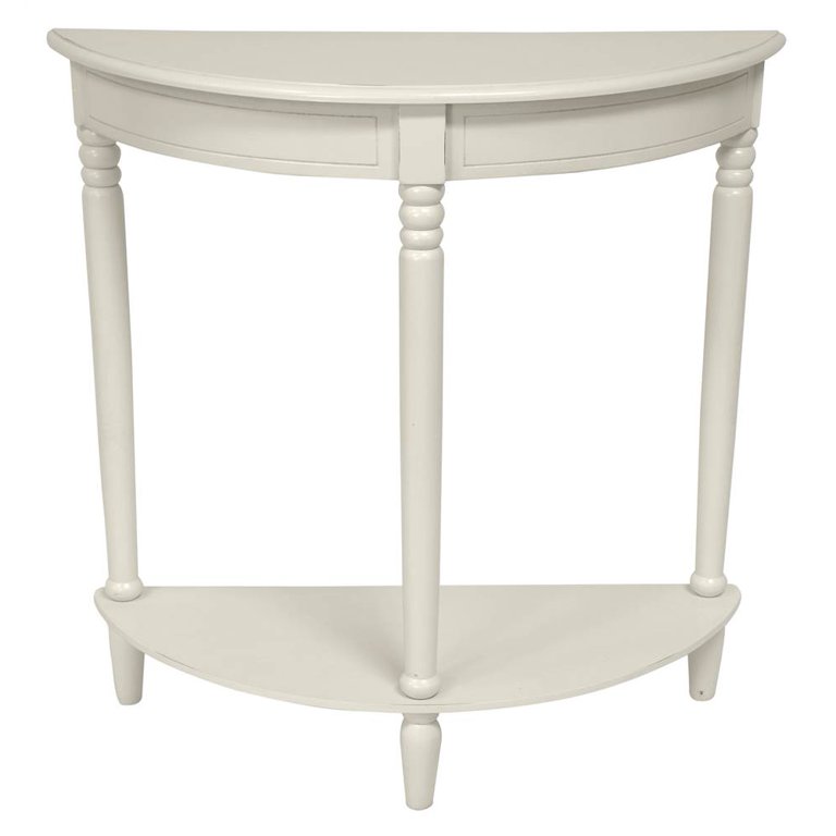 white round console table
