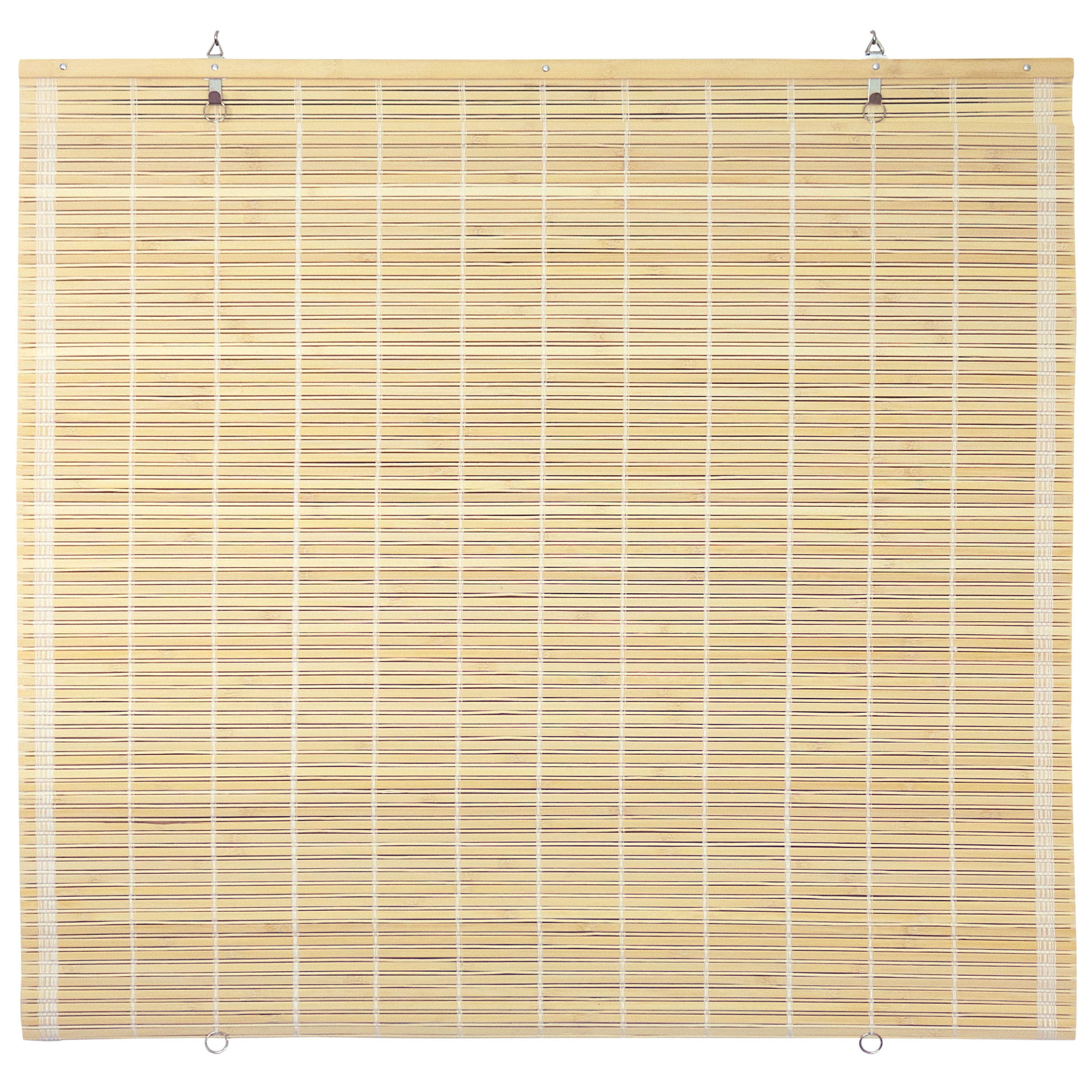 Oriental Furniture Cordless Light Filtering Bamboo Roman Window Shades ...